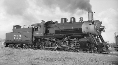 Frisco Railroad 712 4-6-0 Positive Copy Negative 9082 | eBay