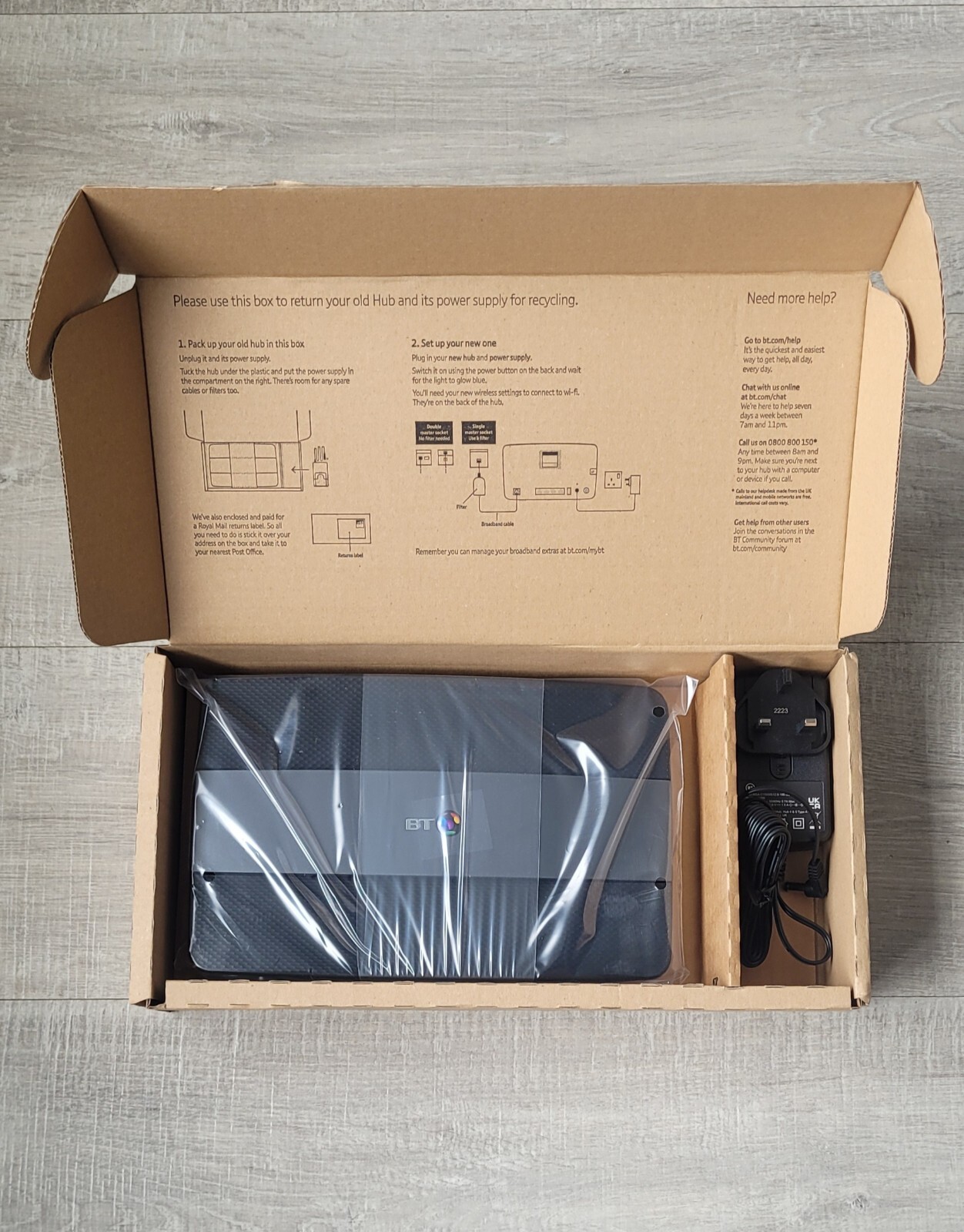 The BT Smart Hub For BT Broadband [FTTC] - Exclusively for BT Broadband ...