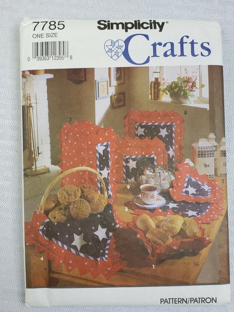 Simplicity Crafts Sewing Pattern 7785 One Size Patchwork Tabletop ...