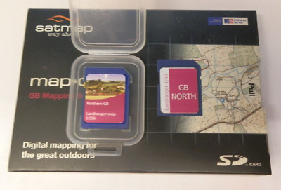 Satmap Map Active 10/12 card (GB North) | eBay UK
