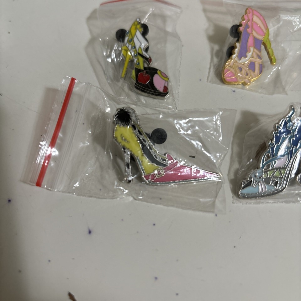 Disney PRINCESS SHOE Pins lot of 4 | eBay