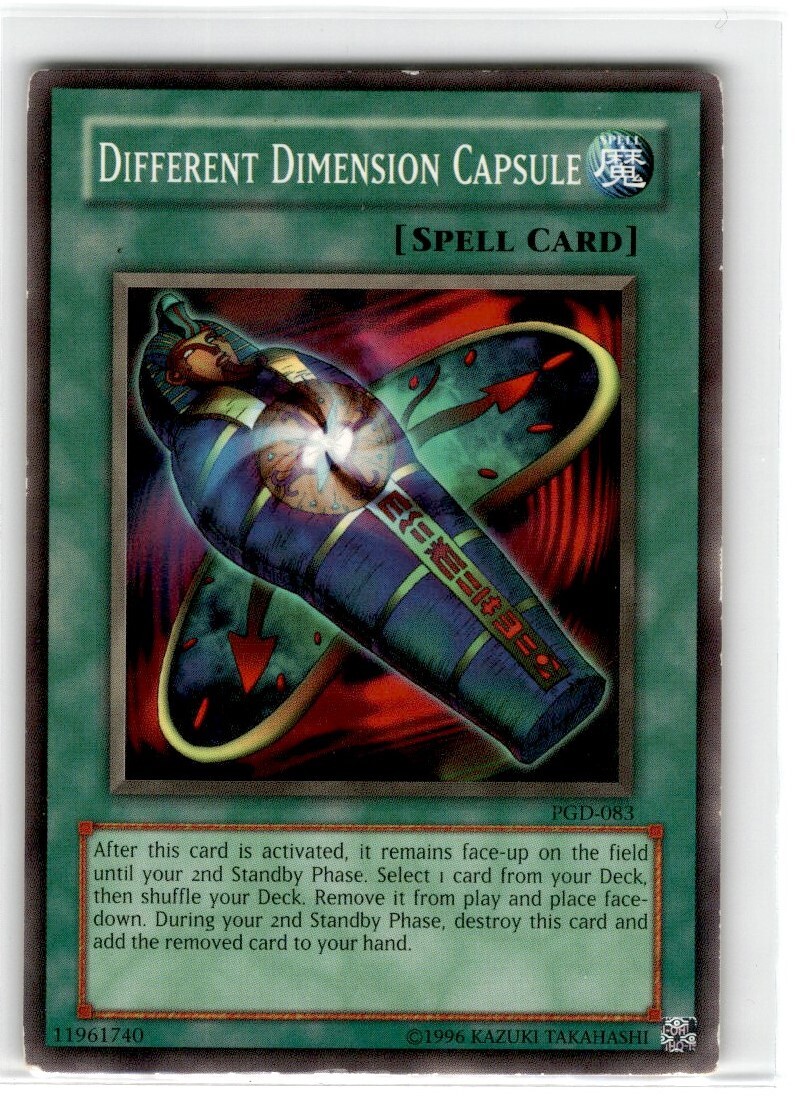 Yugioh Different Dimension Capsule pgd-083 1st Edition For Sale - MAVIN