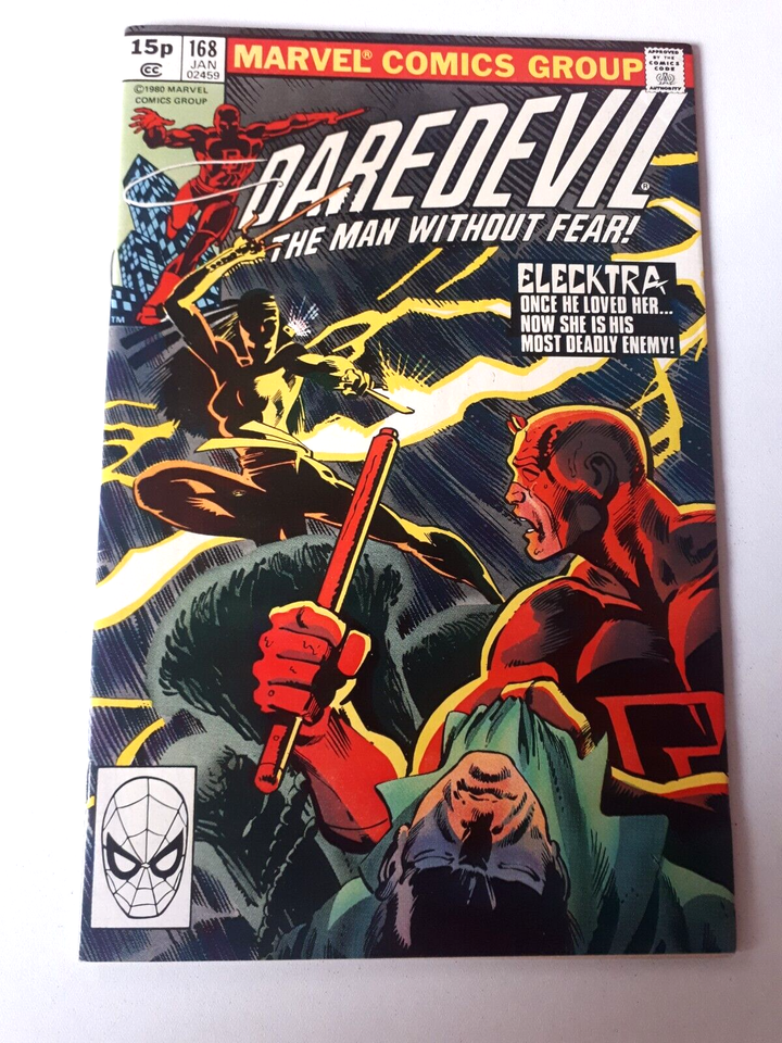 DAREDEVIL # 168 1981 Marvel Comics (VOL. 1 1964) FRANK MILLER 1ST ...