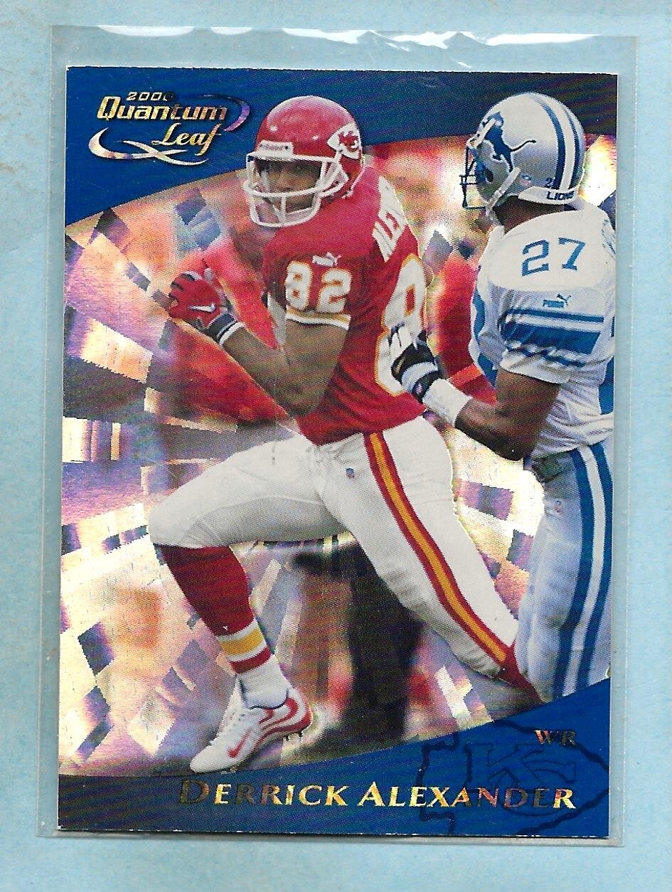 DERRICK ALEXANDER - 2000 Quantum Leaf - #137 - Chiefs - Comb. Shipping ...