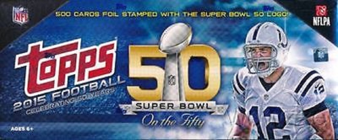 2015 Limited Release Super Bowl 50 Logo Topps Football Card Team Set ...