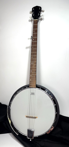 Vintage Remo Weatherking 5 Strings Banjo Brown & Black Lightweight with ...