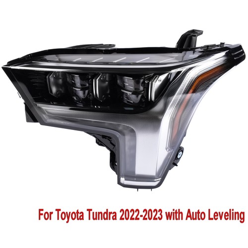 For 2022-2023 Toyota Tundra Headlamp Headlight Left w/ Auto Leveling ...