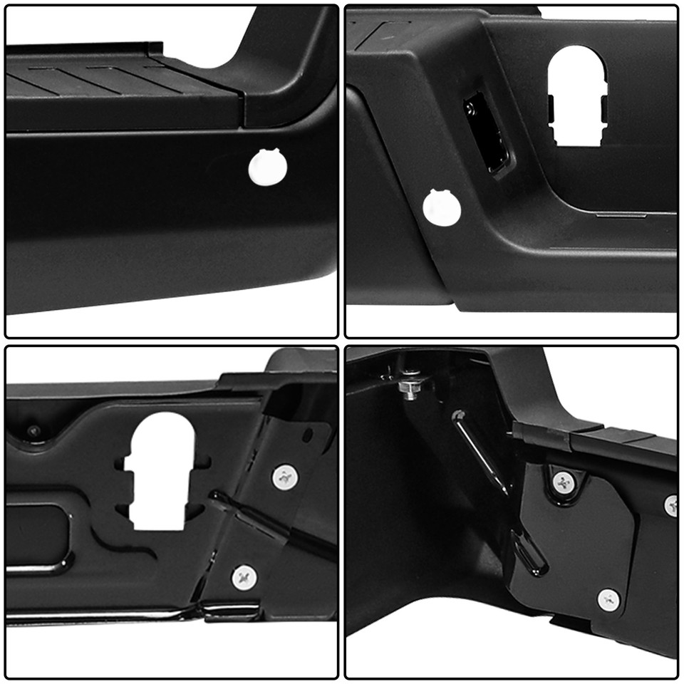 Rear Step Bumper For 2017-2022 Ford F250 F350 F450 Super Duty With ...