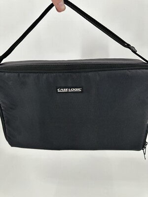 Vintage Case Logic 30 Cassette Tape Carrying Case Bag Holder w ...