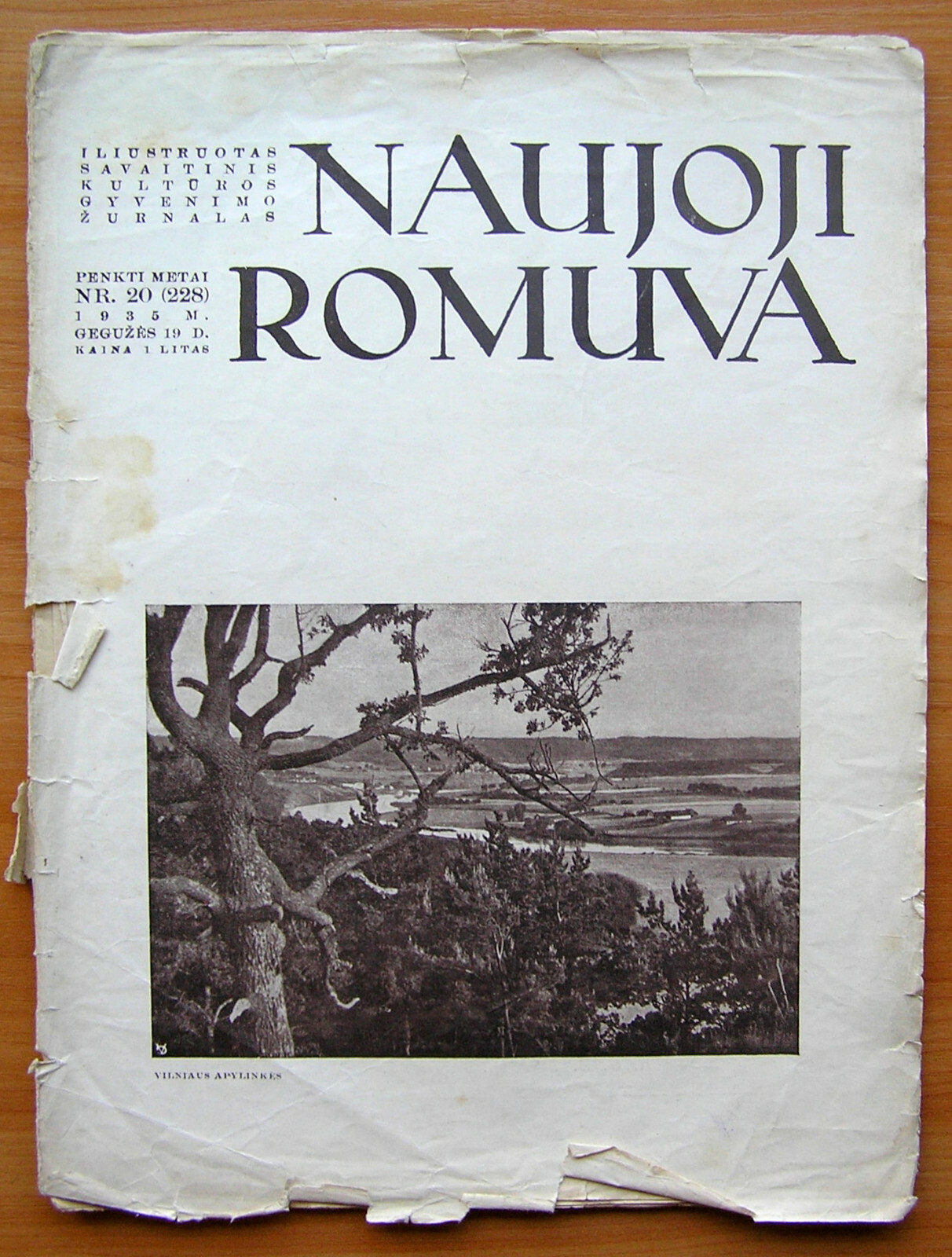 1935 Lithuanian Magazine/ Naujoji Romuva No. 20(228) | eBay