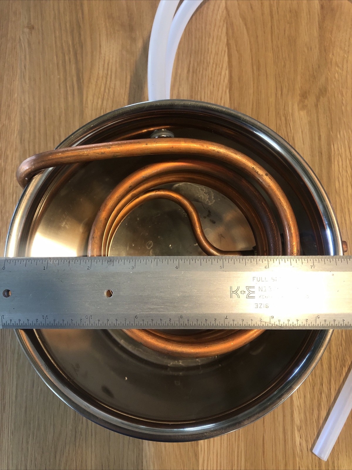 Stainless Steel Copper Condensing Coil Bucket Condenser 7.5" Wide | eBay