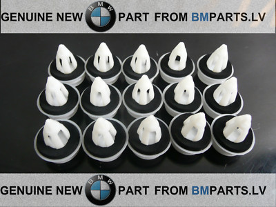 15x NEW GENUINE BMW & MINI CLIP WITH WASHER WHITE 51418224768 | eBay