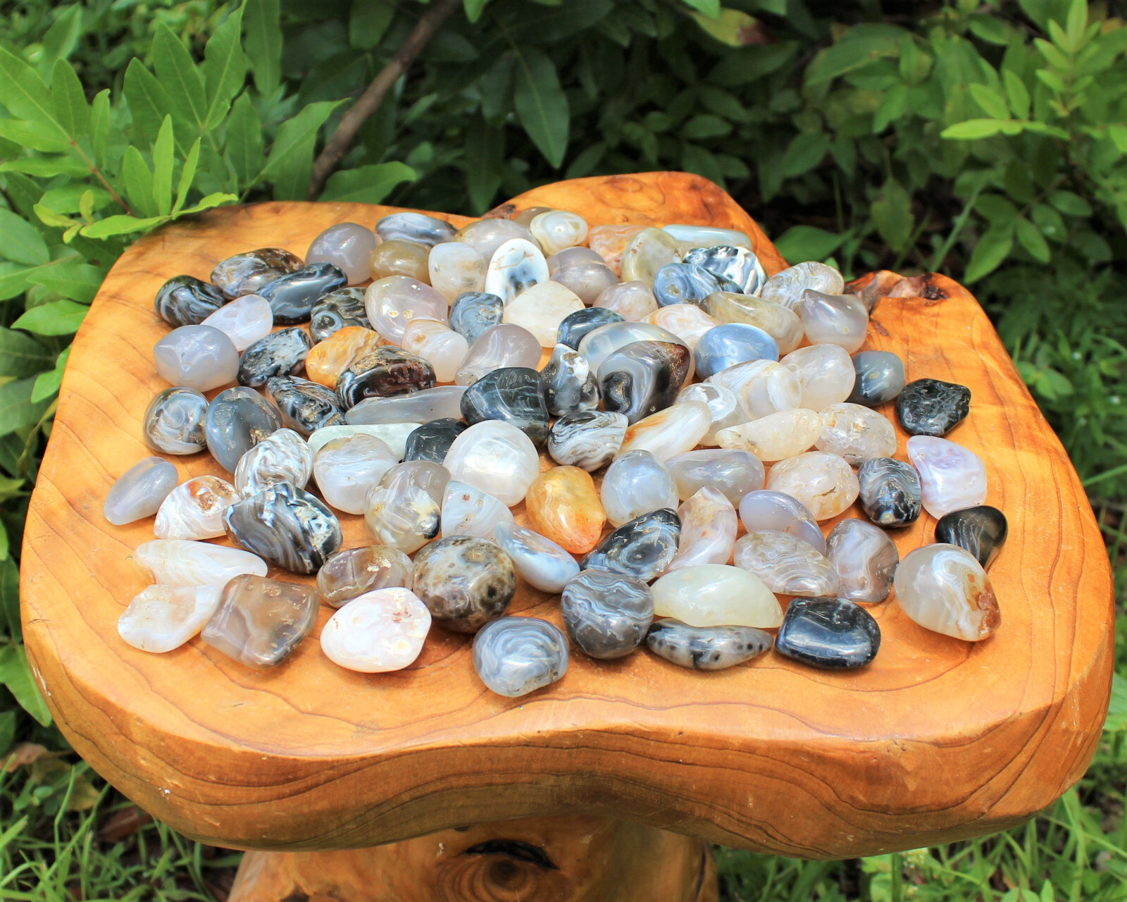 Oco Agate Tumbled Stone: Choose How Many Pieces (Tumbled Oco Agate ...