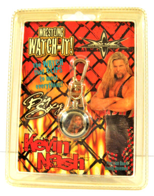 Vintage 1999 Kevin Nash WCW World Wrestling Clip On Watch- It Unopened ...