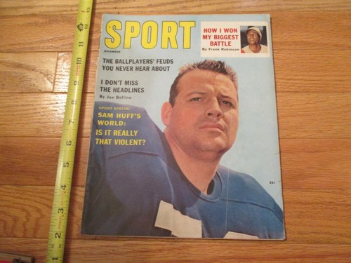 Sam Huff New York Giants Pro Football Sport Magazine 1961 | eBay