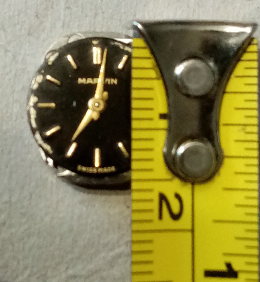 Vintage Marvin Ladies Watch Movement Manual Wind Mechanical Swiss Made ...