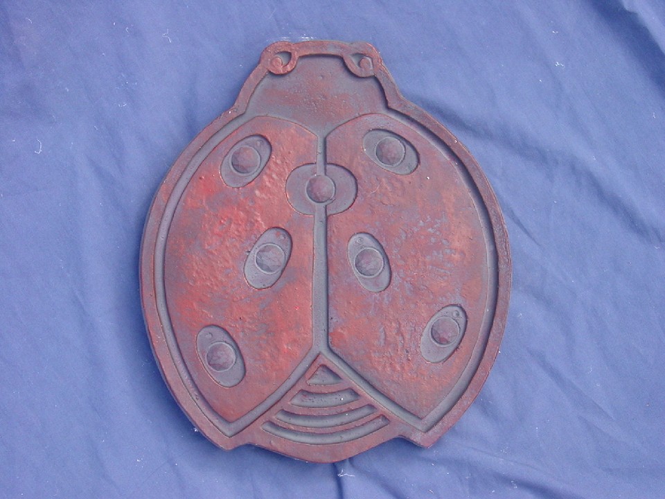 11 in Large Ladybug Plaster, Cement or Concrete Stepping Stone Craft ...
