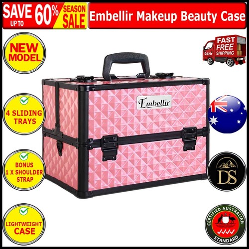 Embellir Makeup Cosmetic Beauty Case Organiser Box Storage Organizer ...