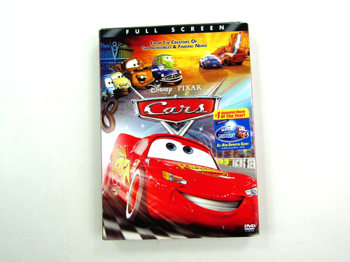 Cars DVD Disney Pixar Full Screen Bonus Features Deleted Scenes ...