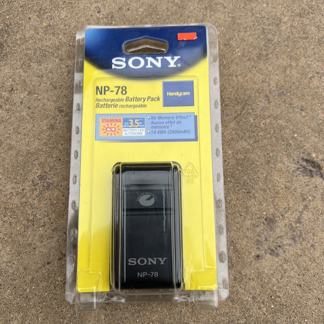 Genuine Sony Np-78 NiMH Camcorder Batteries 6 Volt 2400mah for sale ...