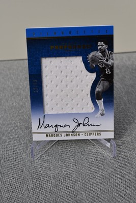 2016-17 Panini Preferred Silhouettes Marques Johnson LA Clippers Jersey ...