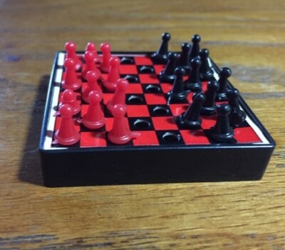 Miniature Checkers Travel Set | eBay