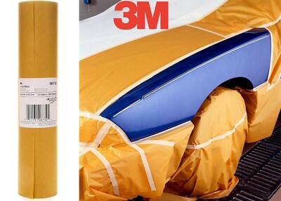 3M 06732 Scotchblok Paint Body Shop Masking Paper, 12" x 180' New Free ...