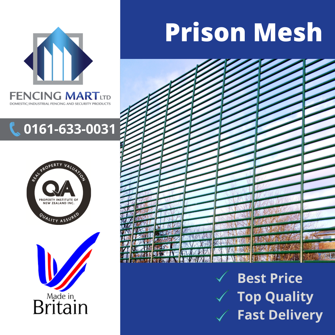 358 Prison Mesh heavy duty Sport Perimeter fencing 3.0m high | eBay UK