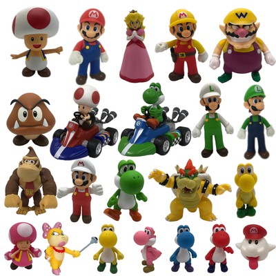 New Super Mario Bros. Characters Collectible Plastic PVC Action Figure ...