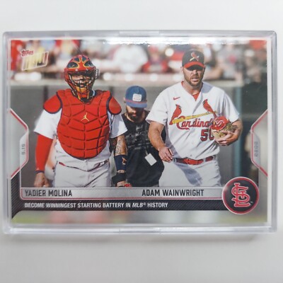 Topps Now Yadier Molina & Adam Wainwright. St Louis Cardinals 2022. | eBay