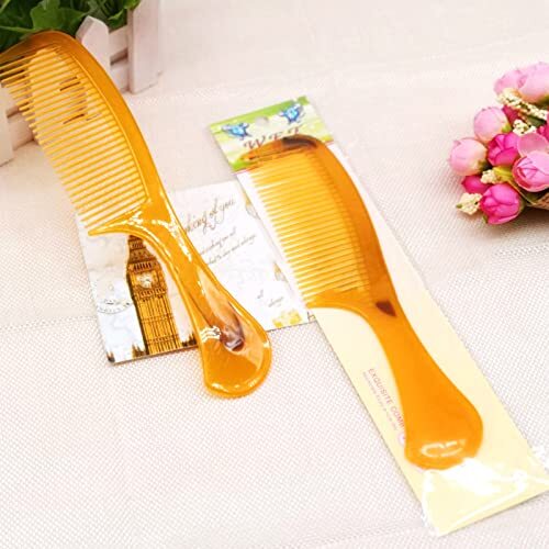 100 Pack Individually Wrapped Hair Combs Widen Combs In Bulk Plastic ...