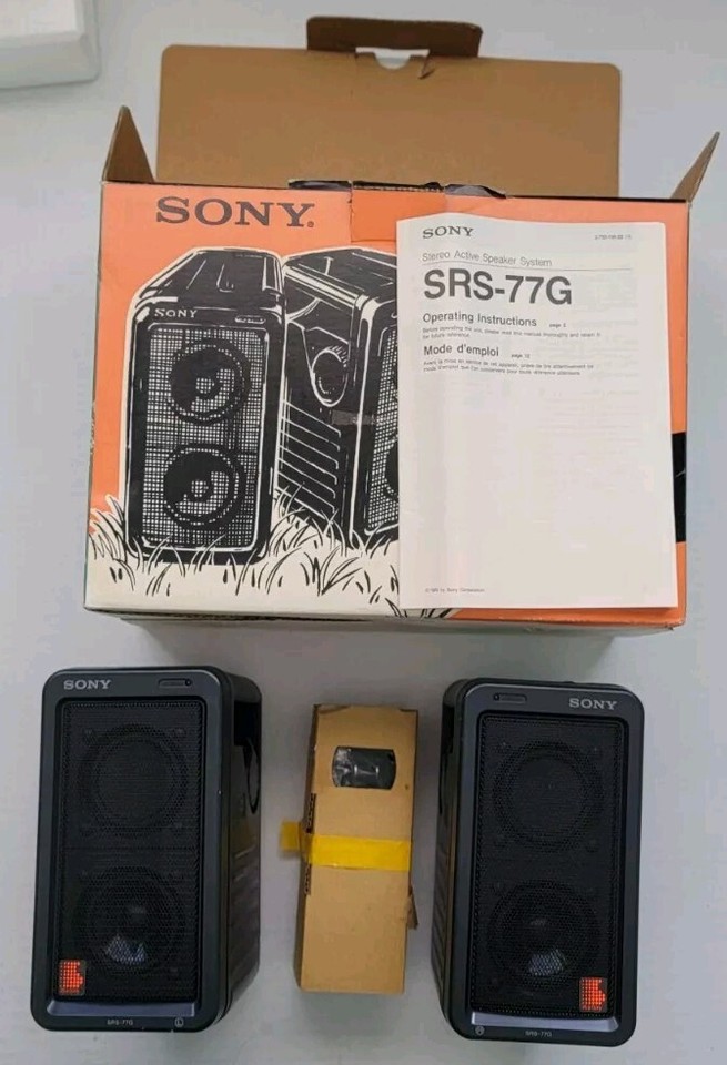 Sony SRS-77G Active Speaker System | eBay