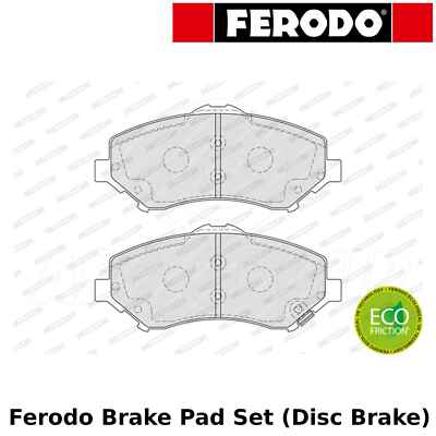Ferodo Brake Pad Set - Front - fits Fiat Freemont, Jeep Cherokee ...