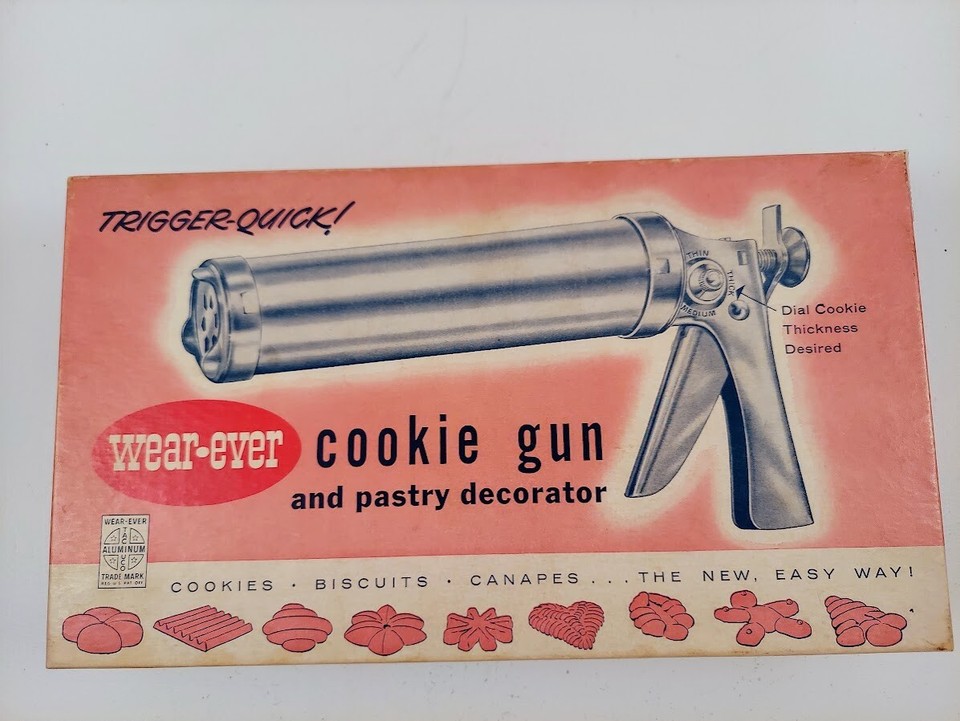 Vintage Wear-Ever Trigger-Quick Aluminum Cookie Gun and Pastry ...