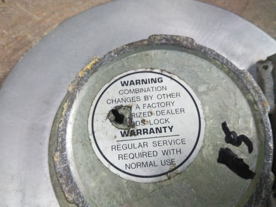 VTG. Amsec Star Head Combination Safe Head Lift Floor Safe WITH /COMBO ...