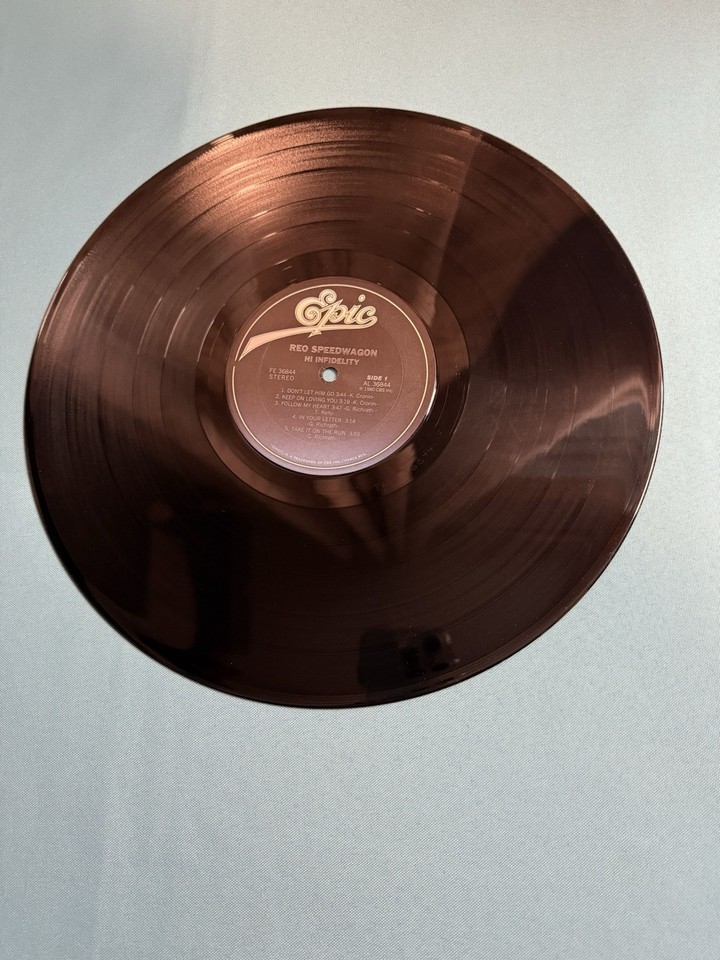 REO Speedwagon Hi Infidelity Original Shrink, Hype Sticker, Vinyl LP EX ...