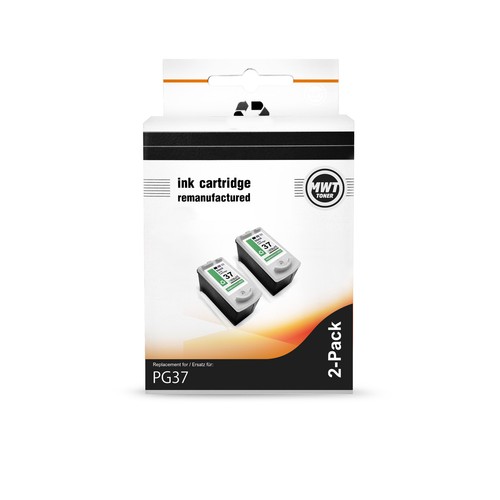 2x Inchiostro Black per Canon Pixma MP-190 MP-140 MP-220 IP-2600 IP ...
