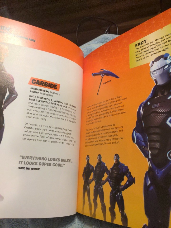 FORTNITE Official Outfits Skins Collectors' Edition Hardcover Battle ...