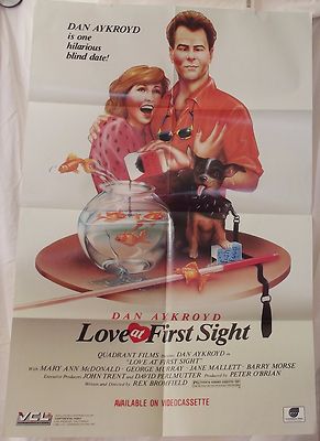 LOVE AT FIRST SIGHT 1977 Original VHS Movie Poster Comedy Romance ...