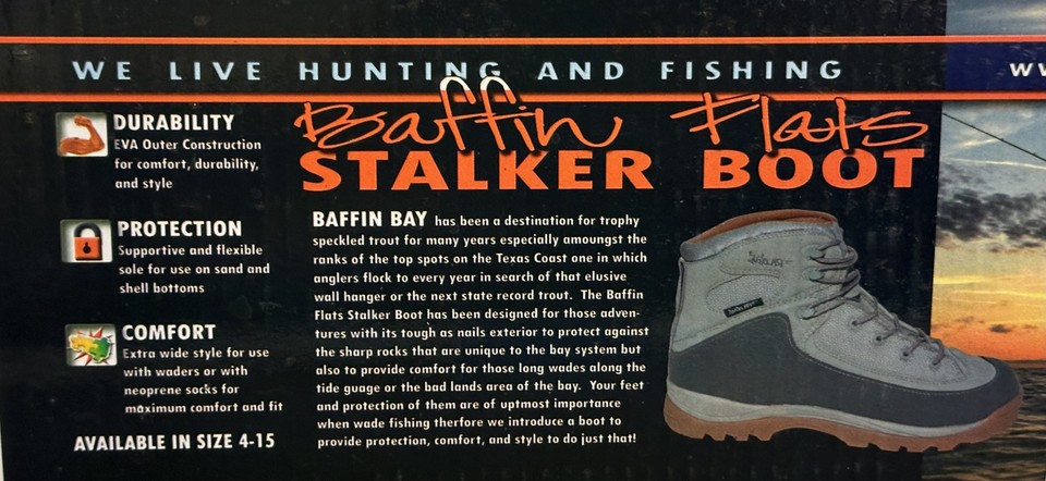 ForEverlast Baffin Flats Stalker Fishing Wading Boots | eBay