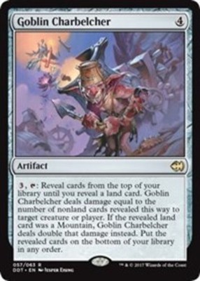 1 x Goblin Charbelcher - Duel Decks: Merfolk vs Goblins - Moderate Play ...