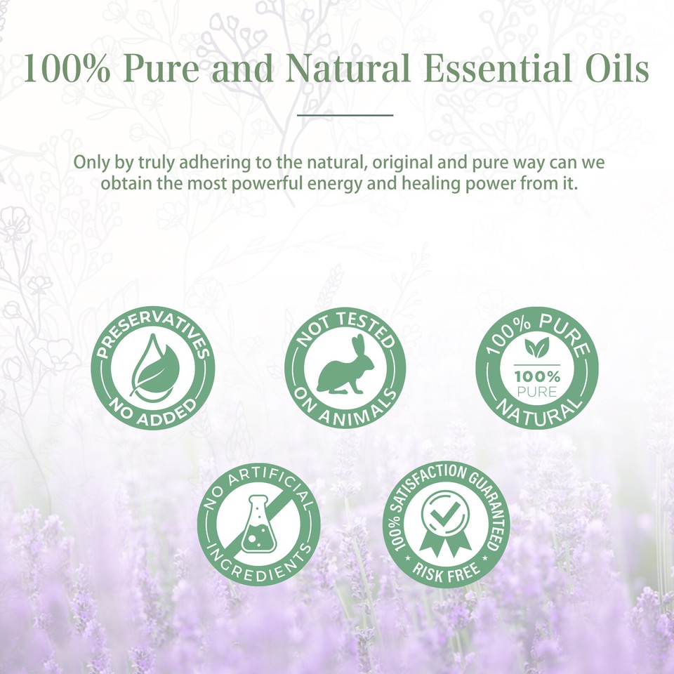 100mL Pure Essential Oils - Premium Grade Oil -Natural Aromatherapy ...