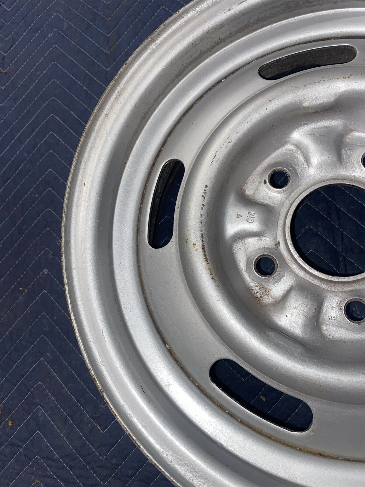 Chevy Rally Wheel Rim 14x6 AE Code Single Spare Camaro Chevelle Nova K ...