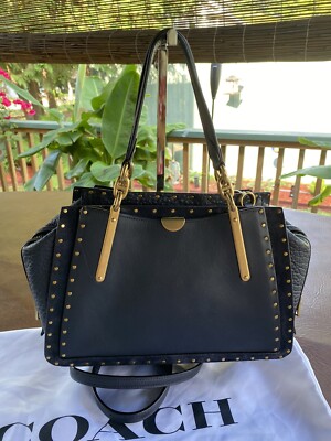 Coach 1941 Dreamer Navy Boarder Rivets 35617 NWOT | eBay