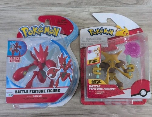2 NIB Pokemon Battle Feature Figure Deluxe Action Figure Lot Of 2 ...