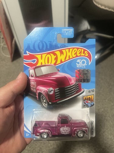 Hot Wheels 2018 Super Treasure Hunt '52 Chevy Pick-Up STH FACTORY ...