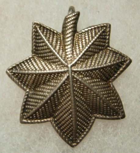 WW2 Sterling Lt Col Leaf Pendant - JR Gaunt London Marked XB | eBay