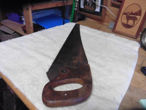 Very Rare Antique H Disston & Sons 28" Rip Saw Hand Saw Philadelphia ...