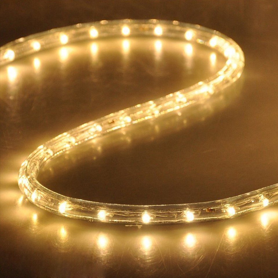 50/100/150/300ft LED Rope Light In/Outdoor Cuttable Flexible Lights ...
