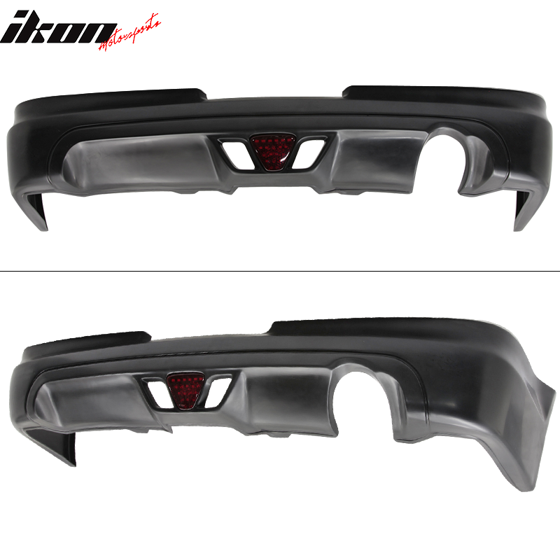 Fits 02-04 Acura RSX Mugen Style Rear Lip Spoiler Diffuser w/ LED Brake ...